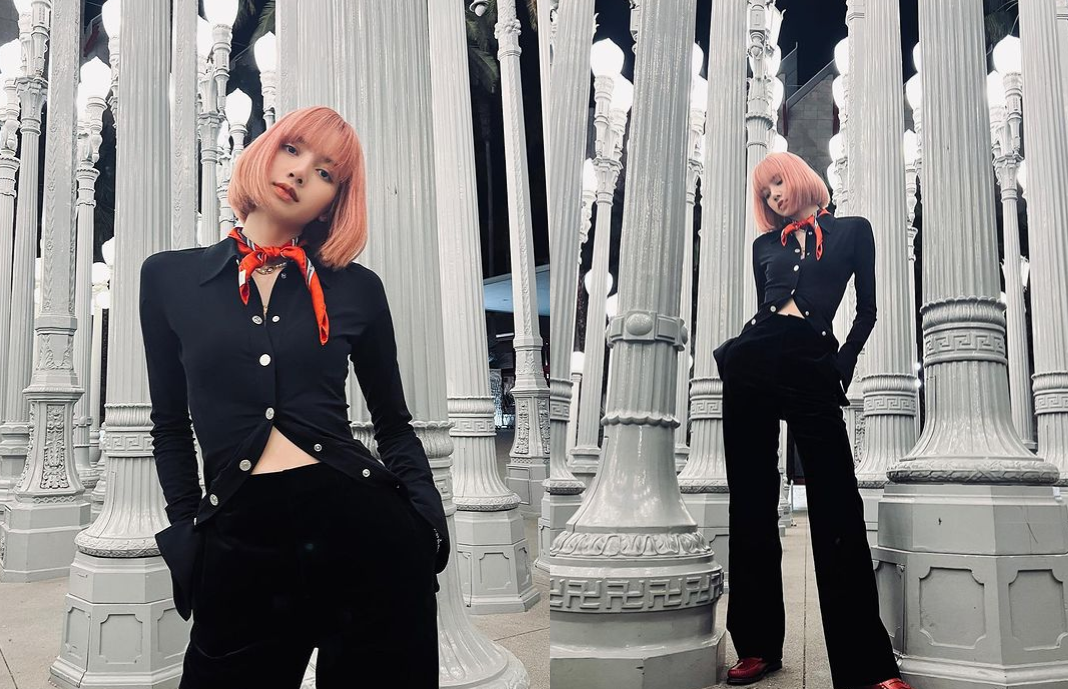 Where in Los Angeles were BLACKPINK Lisa's Lamps IG Pictures?