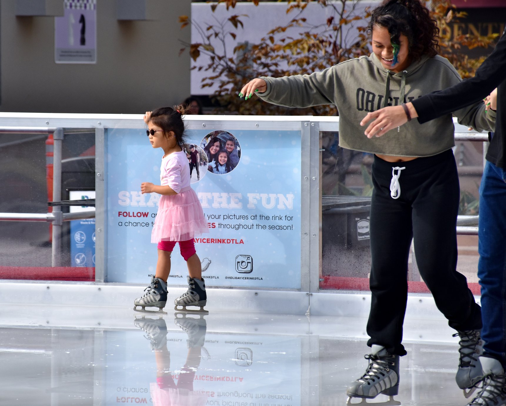 Outdoor Ice Skating in DTLA - Holiday Ice Rink Pershing Square